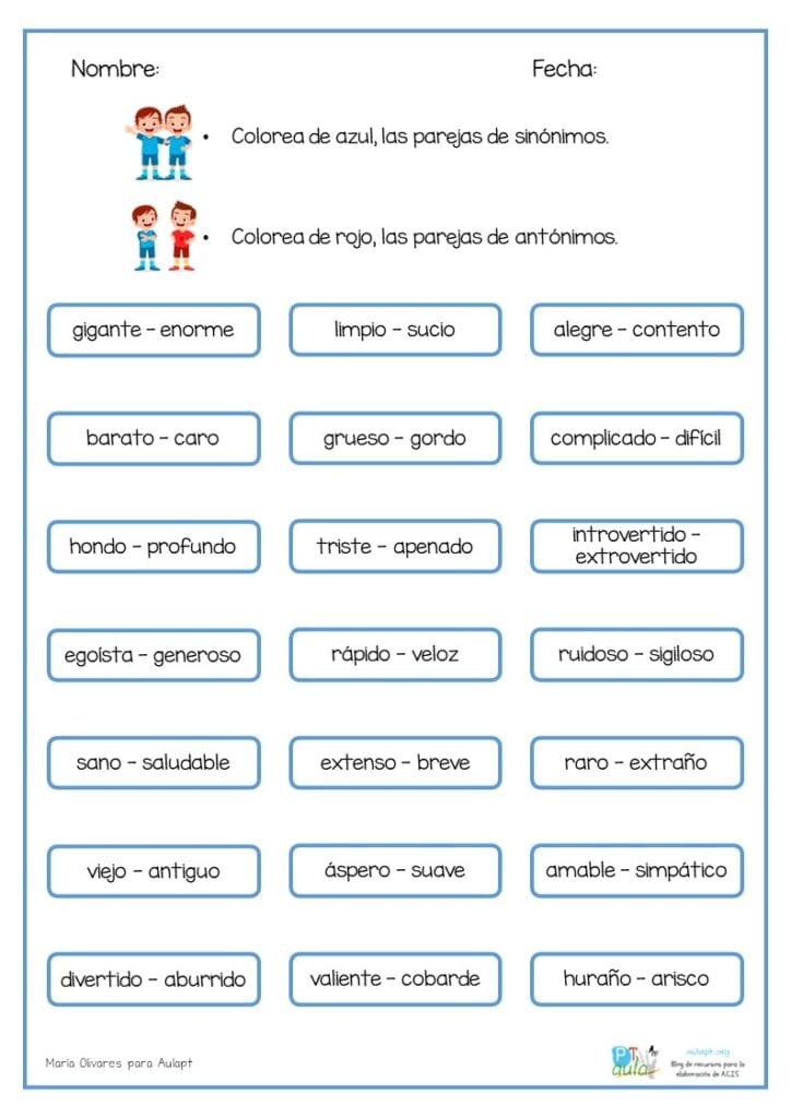 Sinónimos y Antónimos: Enriqueciendo tu Vocabulario