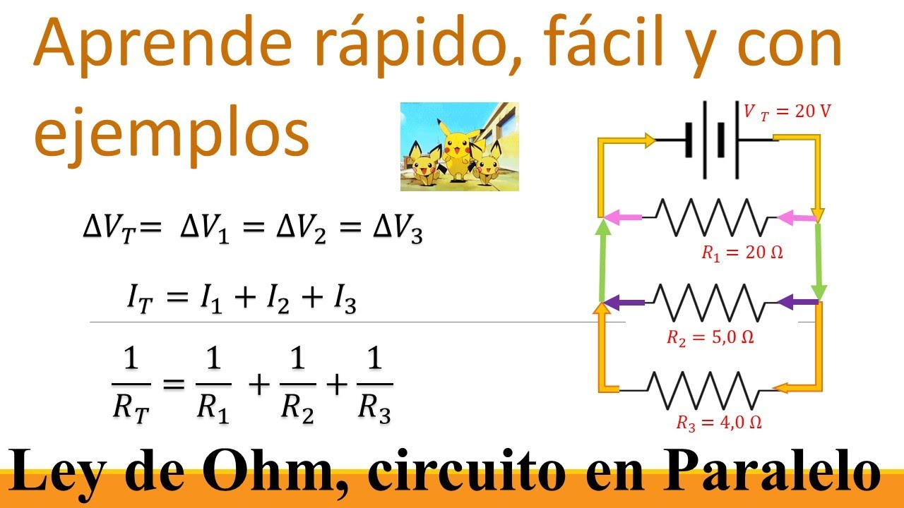 Circuito en paralelo ejercicios